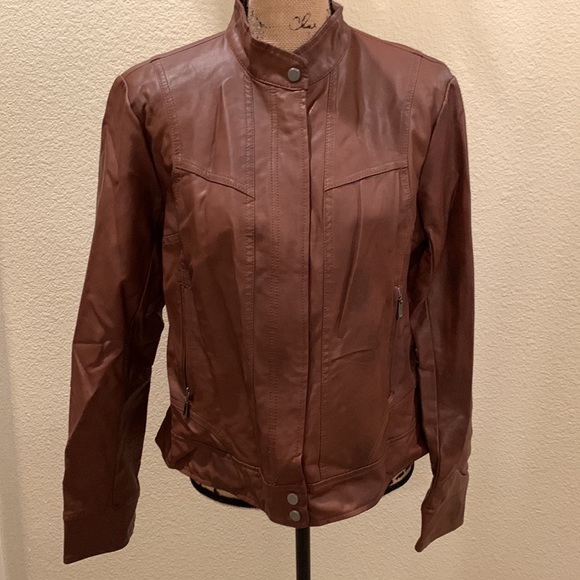 Bernardo | Jackets & Coats | Womens Bernardo Collection Faux Leather ...